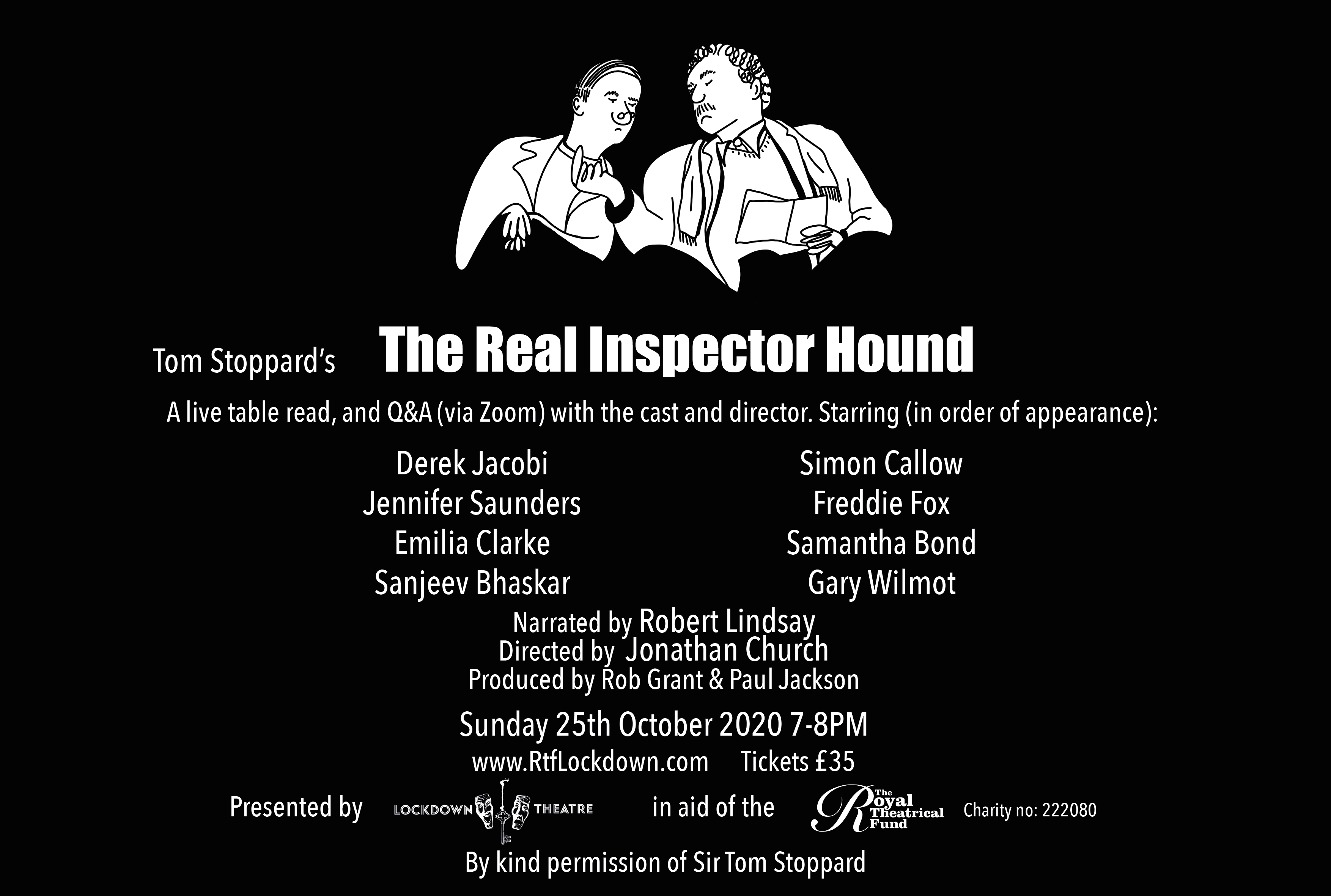 NEWS: Lockdown Theatre Announces Live Virtual Table Read of The Real ...