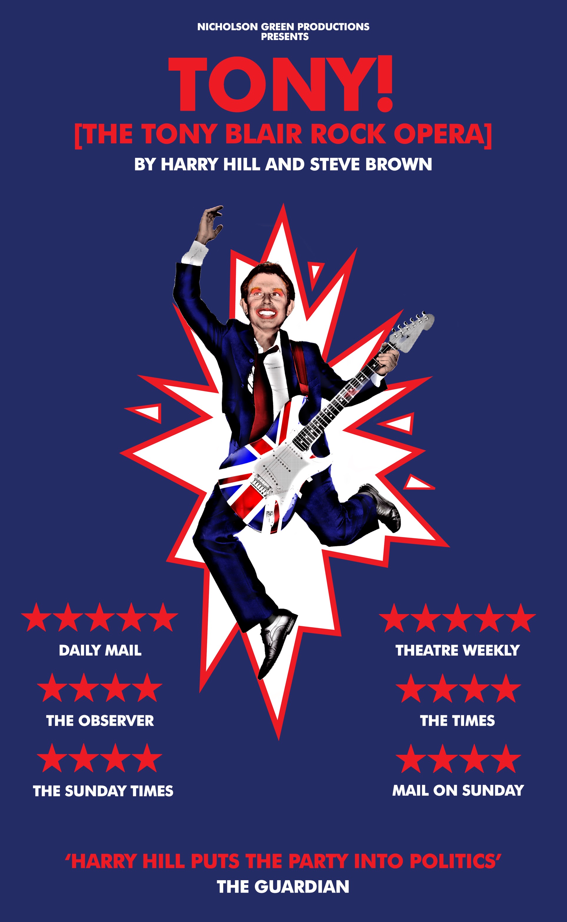 NEWS: Harry Hill and Steve Brown’s Musical TONY! To Run at the ...